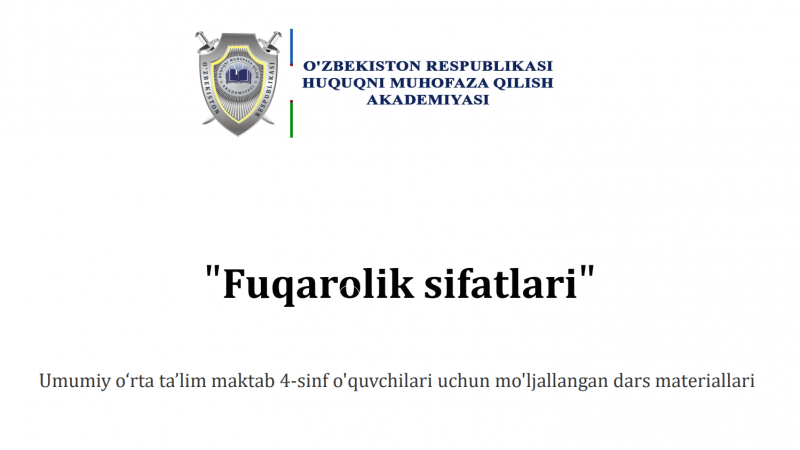 Fuqarolik sifatlari - Virtual Akademiya